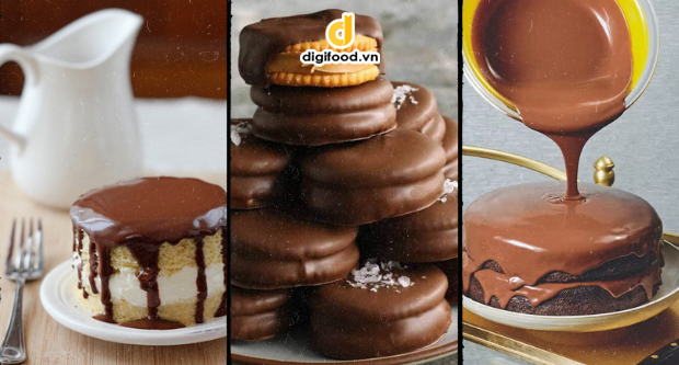 3 cách làm bánh phủ socola bóng bảy đẹp mắt - Digifood